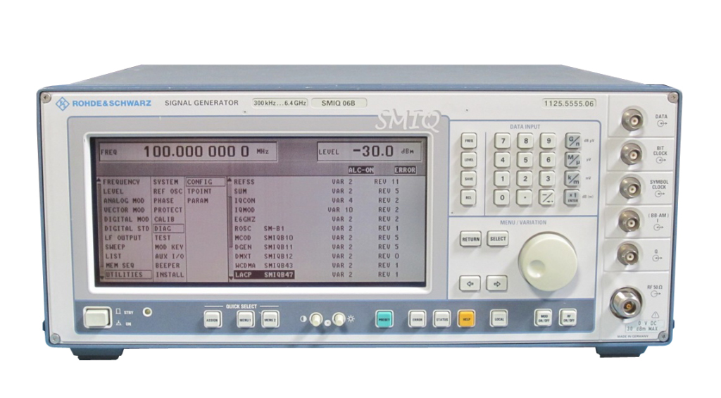 Used Rohde & Schwarz SMIQ06B 6 GHz Vector Signal Generator - Rentals ...